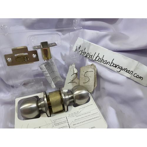 Jual kunci pintu bulat 32 - 45 mm budely round gagang pintu bulat ...