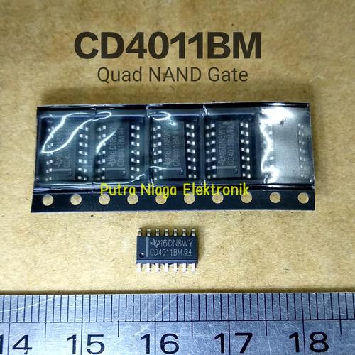 Jual ic CD4011BM SMD Cmos CD4011 Quad NAND Gate 4011 CD4011B - Kota ...