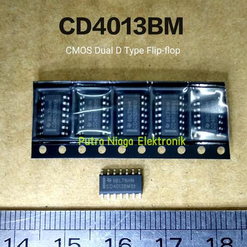 Jual ic CD4013BM SMD CMOS CD4013 Dual D flip-flop 4013 - Kota Bandung ...