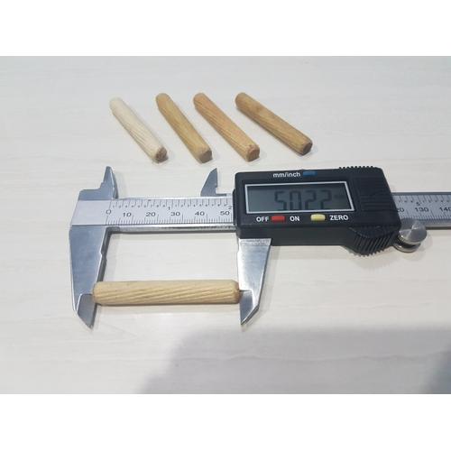 Jual (100 Pcs) Pen Dowel Kayu Bulat Ulir 8 x 50 Stick Wood Kayu Dowel ...