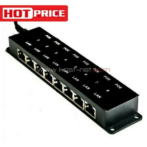 Jual POE INJEKTOR POE PASIF POE SENTRAL 8 PORT HAIGH QUALITY MURAH ...
