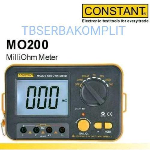 Jual Mili Milli Ohm meter tester MO 200 constant bergaransi MO200 ...