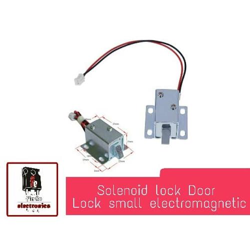 Jual Solenoid Door Lock 12v Automatic Electronic Arduino RFID - Kota ...