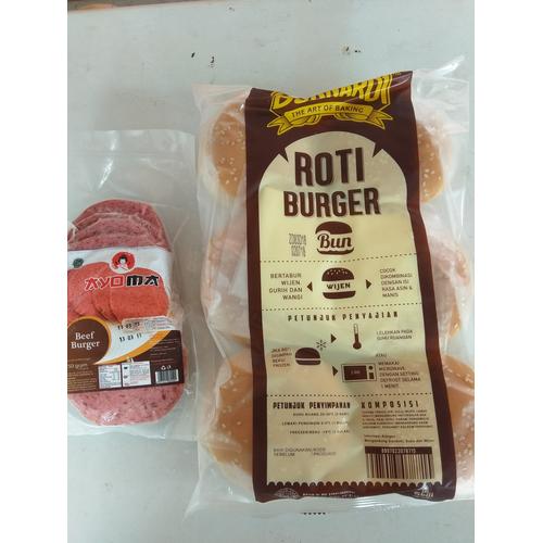 Jual paket hemat roti burger dan beef burger - Kota Semarang ...