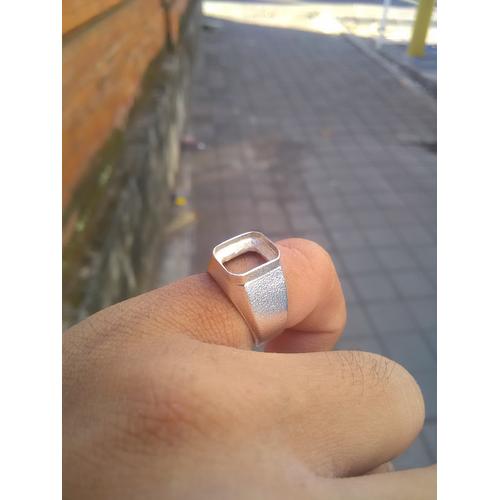 Jual emban cincin perak handmade full doff model tanam kotak - Kab ...