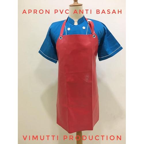 Jual Apron PVC Anti Basah - Merah - Best Quality - Jakarta Barat - Chef ...