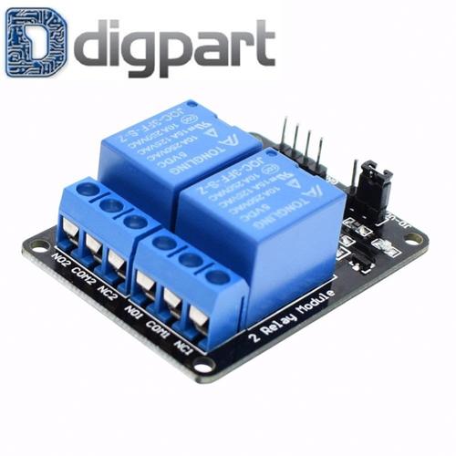 Jual RELAY MODULE 2 CHANNEL - Kota Malang - DigPart Malang | Tokopedia