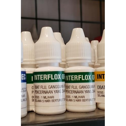Jual Interflox Oral 10ml obat flu dan gangguan pernafasan (gol ...