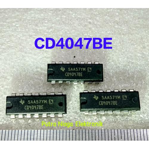 Jual ic CD4047BE Dip 14 pin CD4047 / TC4047 / HEF4047 / HCF4047 - Kota ...