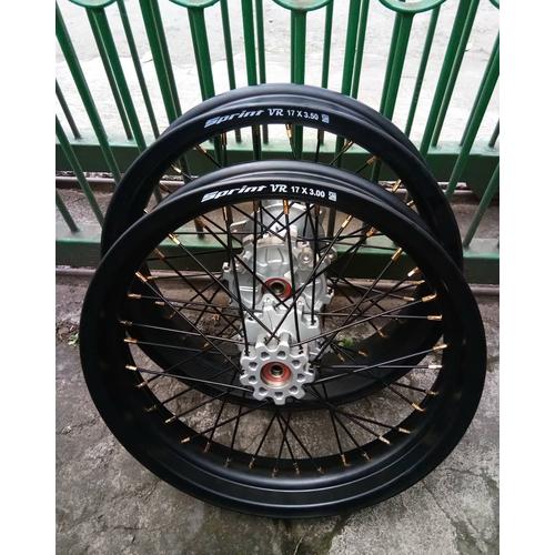 Jual Velg Set Supermoto 17 250 & 300 CRF 150 L - Velk Depan Belakang ...