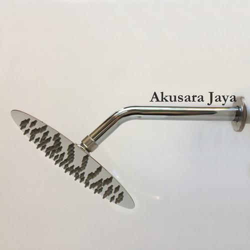 Jual Shower Tembok / Shower Tanam / Wall Shower Bulat 8 Inch Stainless ...