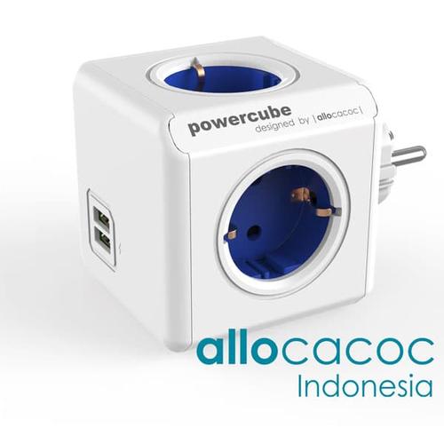 Jual FLASHSALE PowerCube Original USB BLUE Allocacoc Stop Kontak Listrik - Kota Semarang ...
