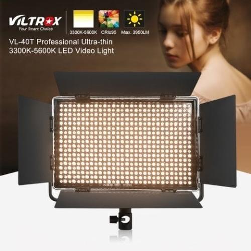 Jual Viltrox VL-40T LED Video Light Bi-Color 3300k-5500k 40T With Bag ...