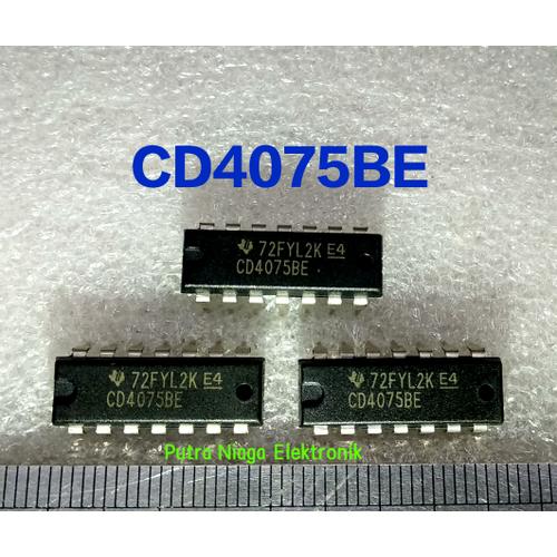 Jual ic CD4075BE Dip 14 pin CD4075 / TC4075 / HEF4075 / HCF4075 - Kota ...