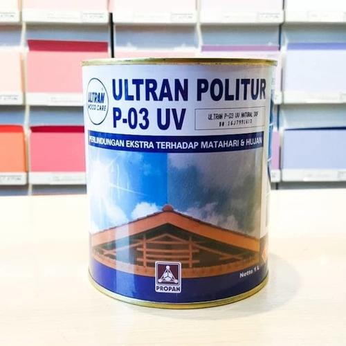 Jual Ultran Politur P-03 UV Top Coat Gloss & Doff / Cat Pelapis Kayu ...