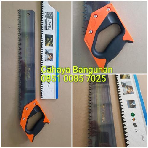 Jual GERGAJI Bata Ringan Putih Hebel Batako Es Batu CAMEL / FUKUDA 18 ...