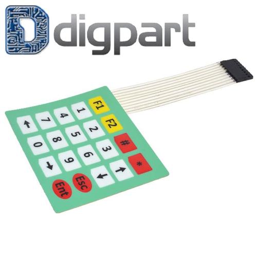 Jual Keyboard 4x5 Matrix Array 20 Key Membrane Switch Keypad Controller ...
