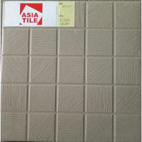 Jual KERAMIK ASIA TILE ALPHA CREAM KW.A UK 30X30CM - Jakarta Barat ...