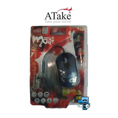 Jual Mouse USB Optical Atake Moai - Small Design 1000 DPI Mouse ...