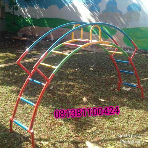 Jual mainan anak taman bermain tangga pelangi mainan tk paud free ong ...