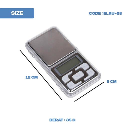 Jual Timbangan MINI kecil digital mini poket portable emas batu akik ...