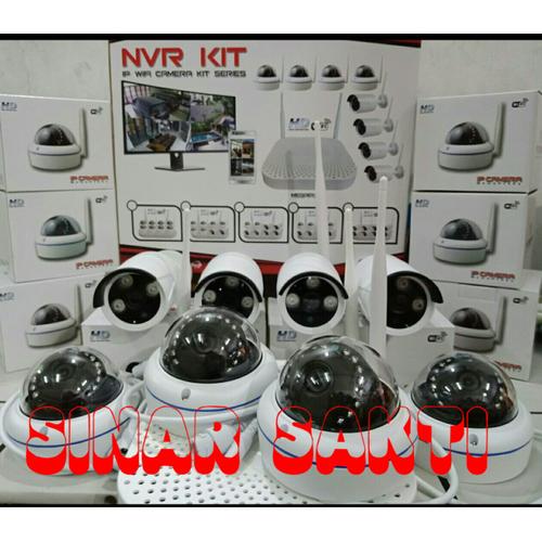 Jual CAMERA CCTV WIRELESS/IP CAMERA 8CH 8 CAMERA 3MP IP CAM/PAKET CCTV ...