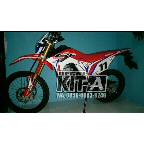 Jual Decal Stiker CRF 150 L Custom FullBody Dekal Sticker Striping D-I2-007 - Premium - Kota ...