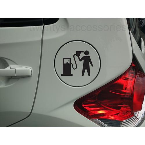 Jual stiker tutup tanki mobil sticker ISI BENSIN stiker cutting - Kab ...