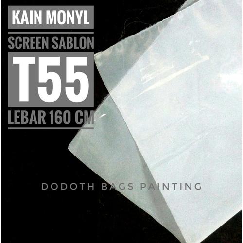 Jual Kain Monyl / Monel Screen Sablon Meteran Jenis T55 / T14 - 100 cm ...