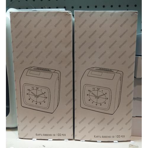 Jual Kartu Absen Untuk Mesin Absensi Manual / Ceklok / AMANO isi 100 ...