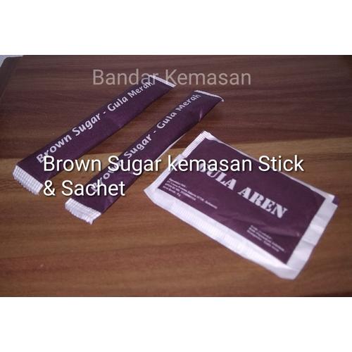 Jual Brown Sugar / Gula Merah (Semut / Aren) Kemasan Stick & Sachet ...