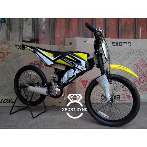 Jual SEPEDA MODEL MOTOR CROSS / TRAIL ORIGINAL 20 WIMCYCLE MOBBY 6 ...