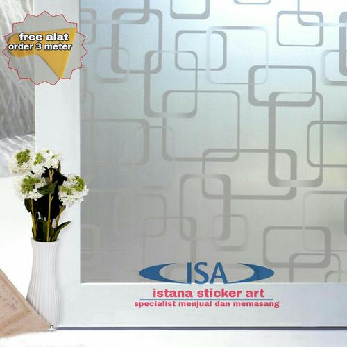 Jual Sticker/stiker sandblast/kaca film/sticker motif minimalist/kaca ...