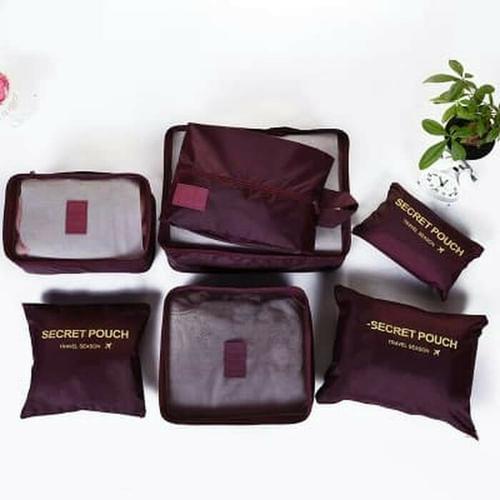 Jual Tas penataan isi koper / Secret pouch 7 in 1 bag organizer ...