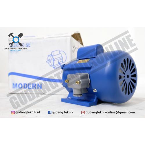 Jual MOTOR PENGGERAK DINAMO ELEKTROMOTOR MODERN 1 HP 4P 1PH - Kab ...