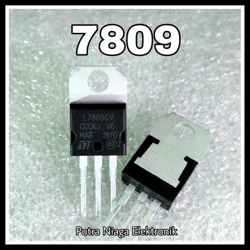 Jual L 7809 CV Regulator Voltage 9V 1A Fix L7809 merk ST High Quality - Kota Bandung - Putra ...