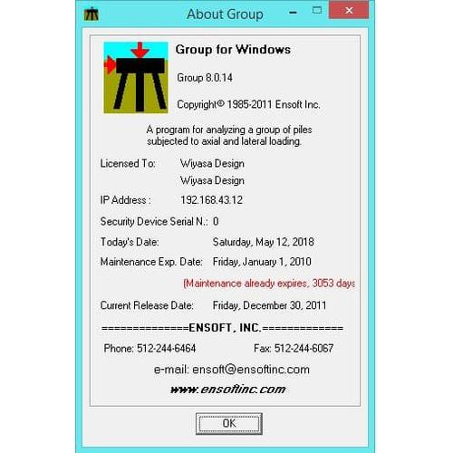 Jual Ensoft Group v8.0.14 x86 Full Tested - Kab. Kudus - Software Sipil ...