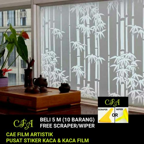 Jual stiker kaca,sticker kaca,stiker kaca motif bambu - Kota Bekasi ...
