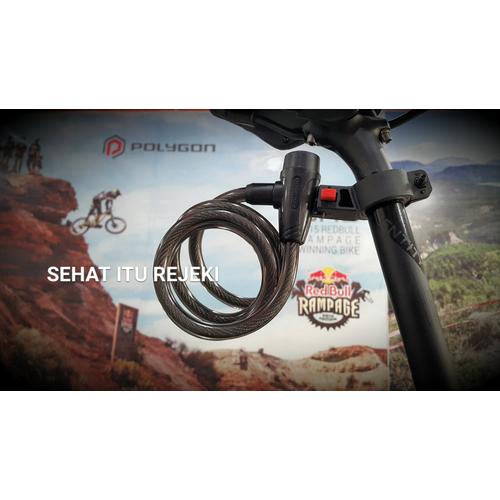 Jual KUNCI GEMBOK SEPEDA / SECURITY LOCK SPIRAL POWER POLYGON - Kab ...