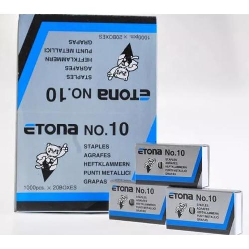 Jual isi staples ETONA no 10 - Jakarta Pusat - ATK Original | Tokopedia