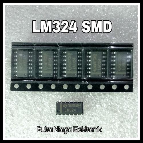 Jual ic LM324 SMD Op-Amp Sop 14 pin - Kota Bandung - Putra Niaga ...