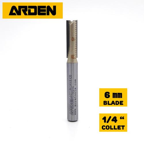Jual ARDEN 6mm Straight Router Bit lurus Blade 6 x 20mm - Kuning - Kab ...