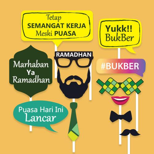 Jual photobooth props / aksesoris foto Ramadhan / Buka Puasa/idul fitri ...