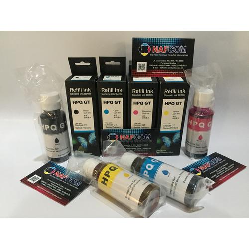 Jual Kualitas Original Ink Tinta HP GT51 Black GT52 Color GT5810 GT5820 ...