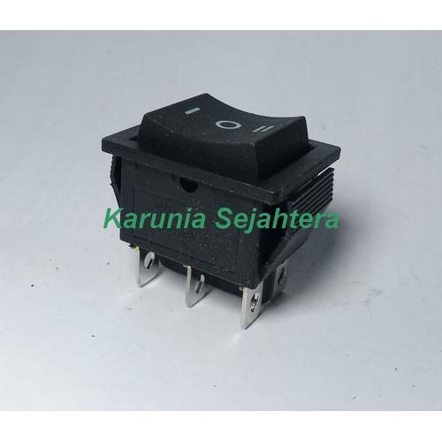 Jual Saklar Switch Kotak On Off On Besar 6 Kaki Hitami - Dengan 3 Mode ...