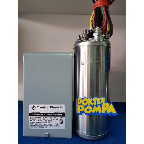 Jual MOTOR FRANKLIN ELECTRIC 4" 0.5 HP 1 PHASE + CONTROL BOX - Kota ...