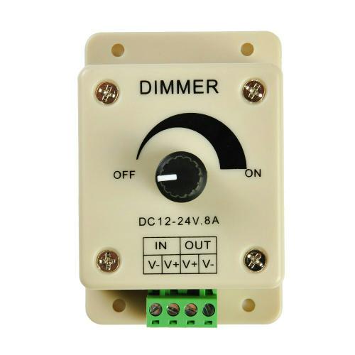 Jual Dimmer DC 12 - 24 Volt 8 Ampere Dimmer LED Dimmer Motor DC Speed ...