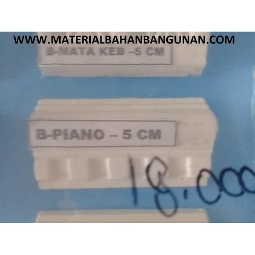 Jual LIST GYPSUM type B PIANO 5 CM lis gipsum gypsem ornamen ATAP RUMAH ...