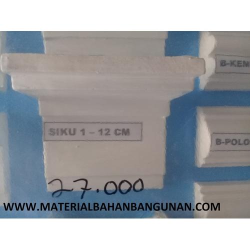 Jual LIST GYPSUM SIKU1 12 CM lis gipsum gypsem ornamen rumah atap rumah ...