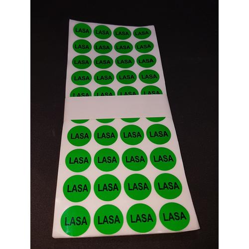 Jual STIKER LASA BULAT WARNA HIJAU IDENTITAS OBAT Diameter 20 mm ...
